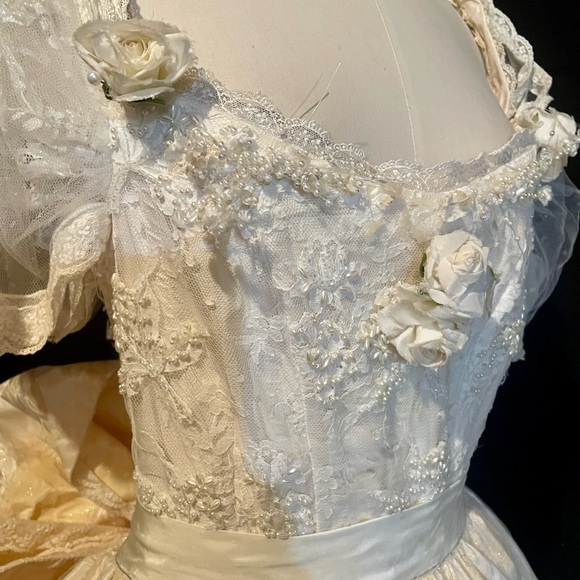 Louise Hamlin Wright | Dresses | Wedding Dress Gown Ivory 6 Louise ...